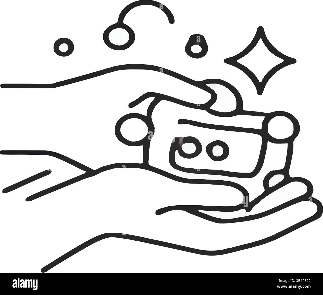 Ritual hand washing Stock Vector Images - Alamy