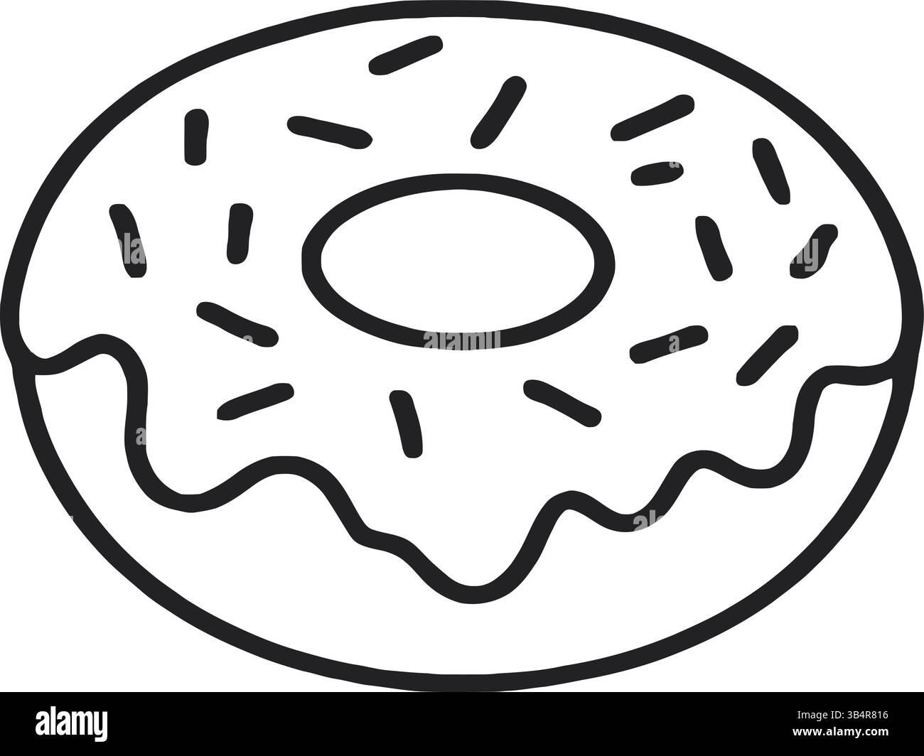 Donut Icon – Bakery and Sweet Treat Symbol Stock Vector Image & Art - Alamy