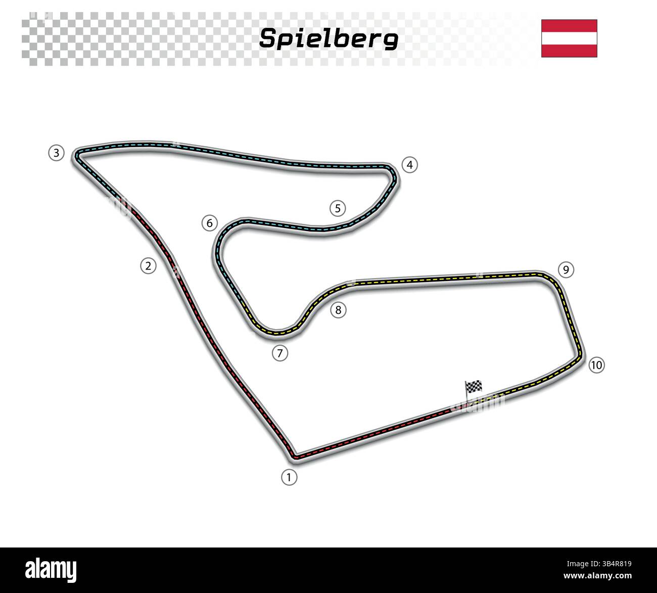 Spielberg austria view Stock Vector Images - Alamy