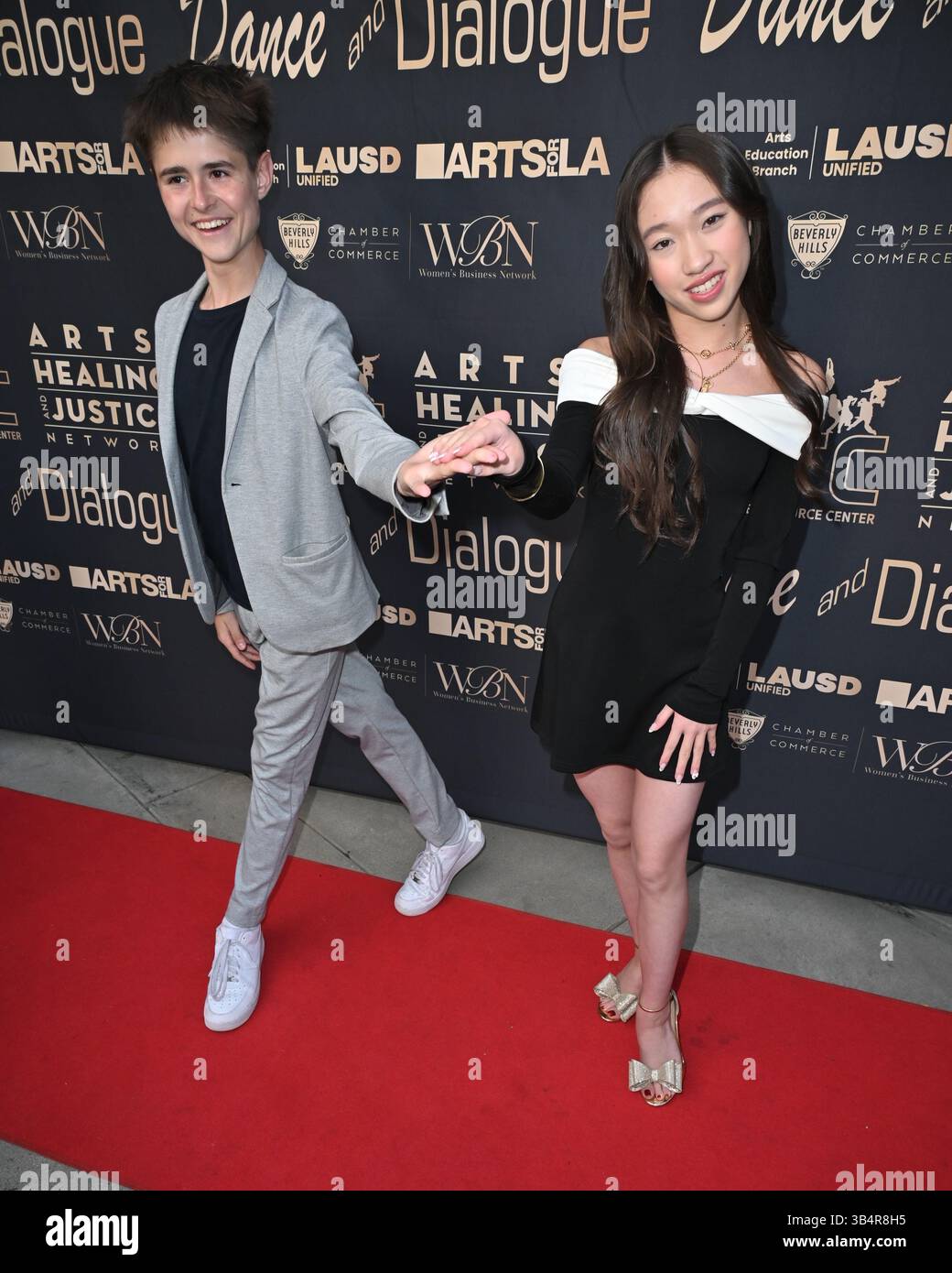 Los Angeles, CA USA - April 30, 2025: Daniil Babenko, Reagan To attends ...