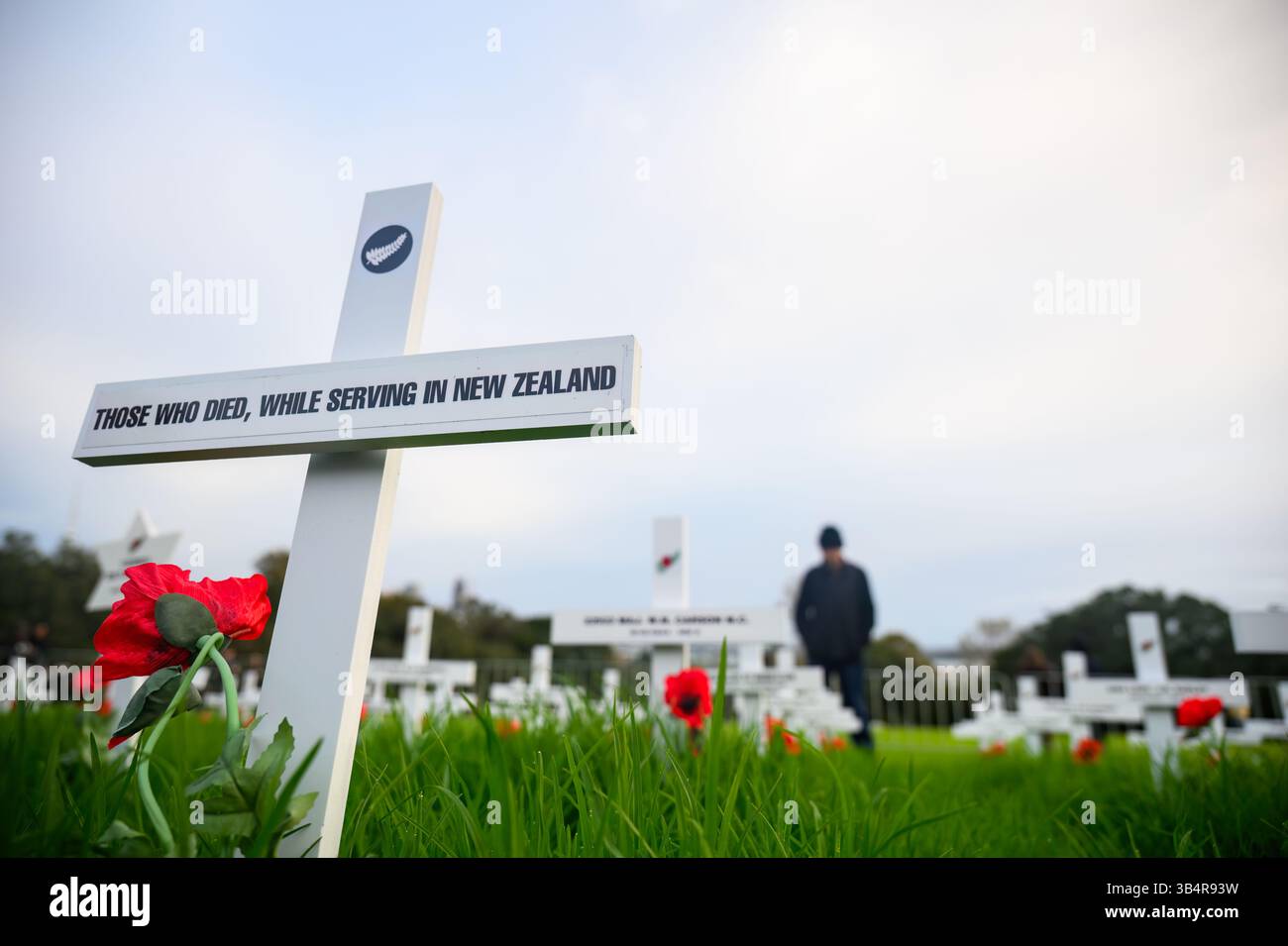 Auckland, New Zealand – April 25 2025: “Those Who Died While Serving in ...
