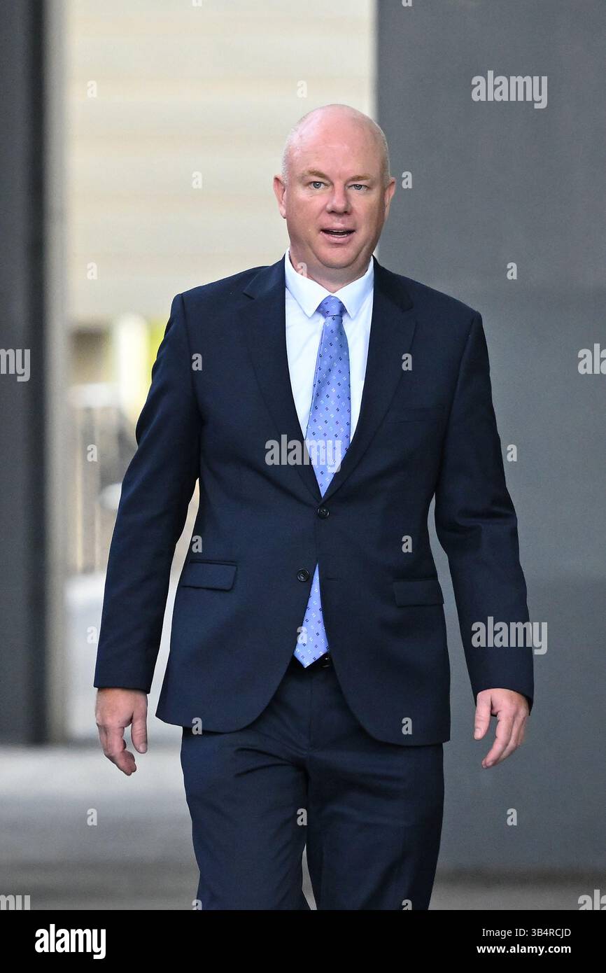 Morwell, Australia. 01st May, 2025. Simon Patterson departs from the ...