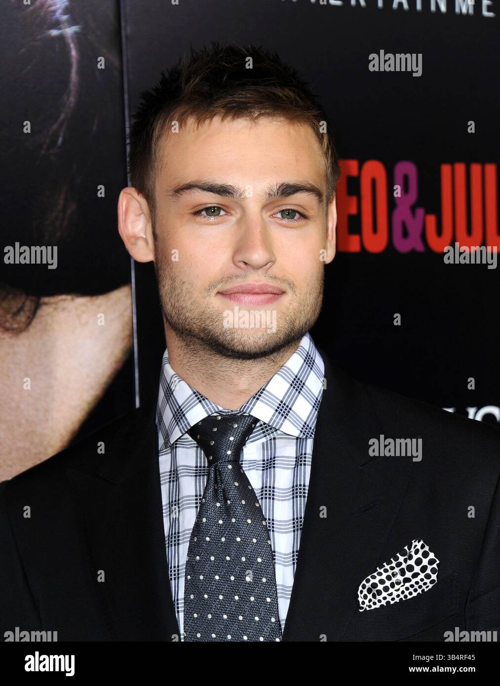 Douglas Booth at the premiere of 'Romeo & Juliet' in Los Angeles - 24 ...