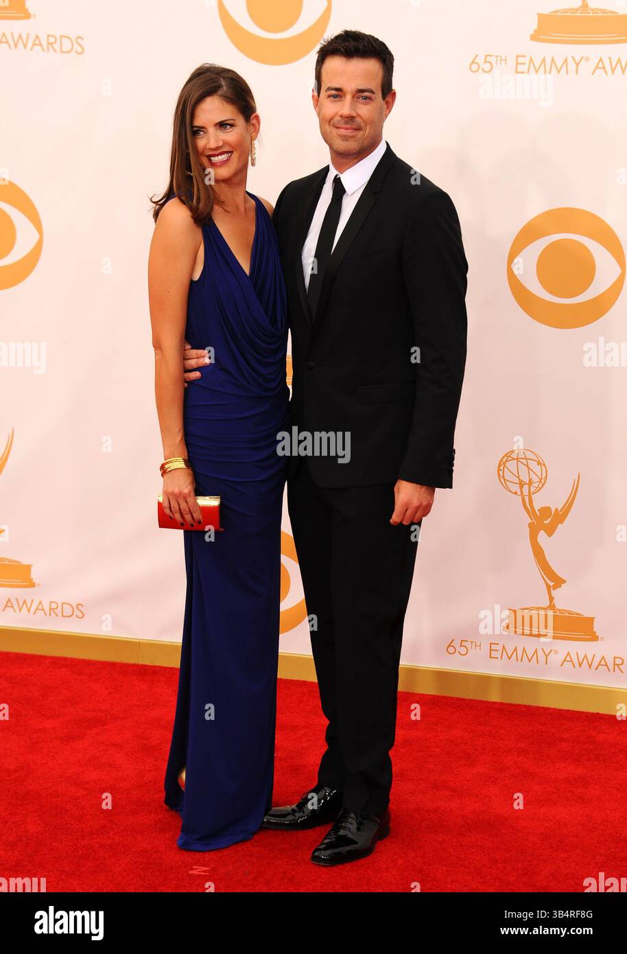 Carson Daly and Siri Pinter at the 65th Annual Primetime Emmy Awards at ...