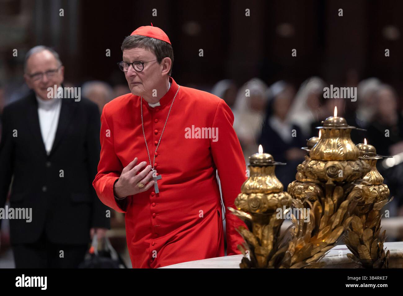 Vatican City, Vatican, 30 April 2025. Cardinal Rainer Maria Woelki ...