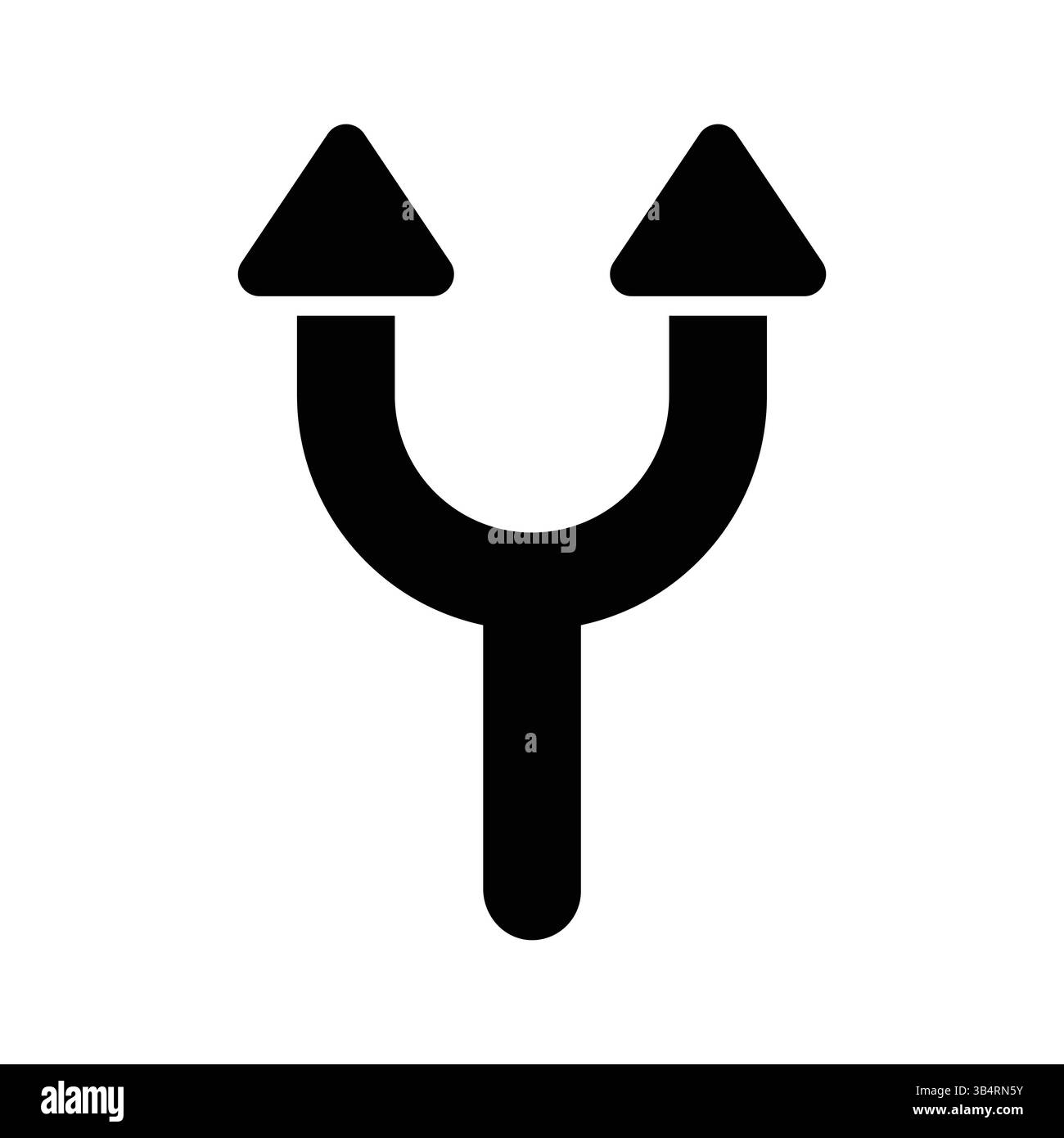 Two way arrow vector design isolated on white background Stock Vector Image & Art - Alamy