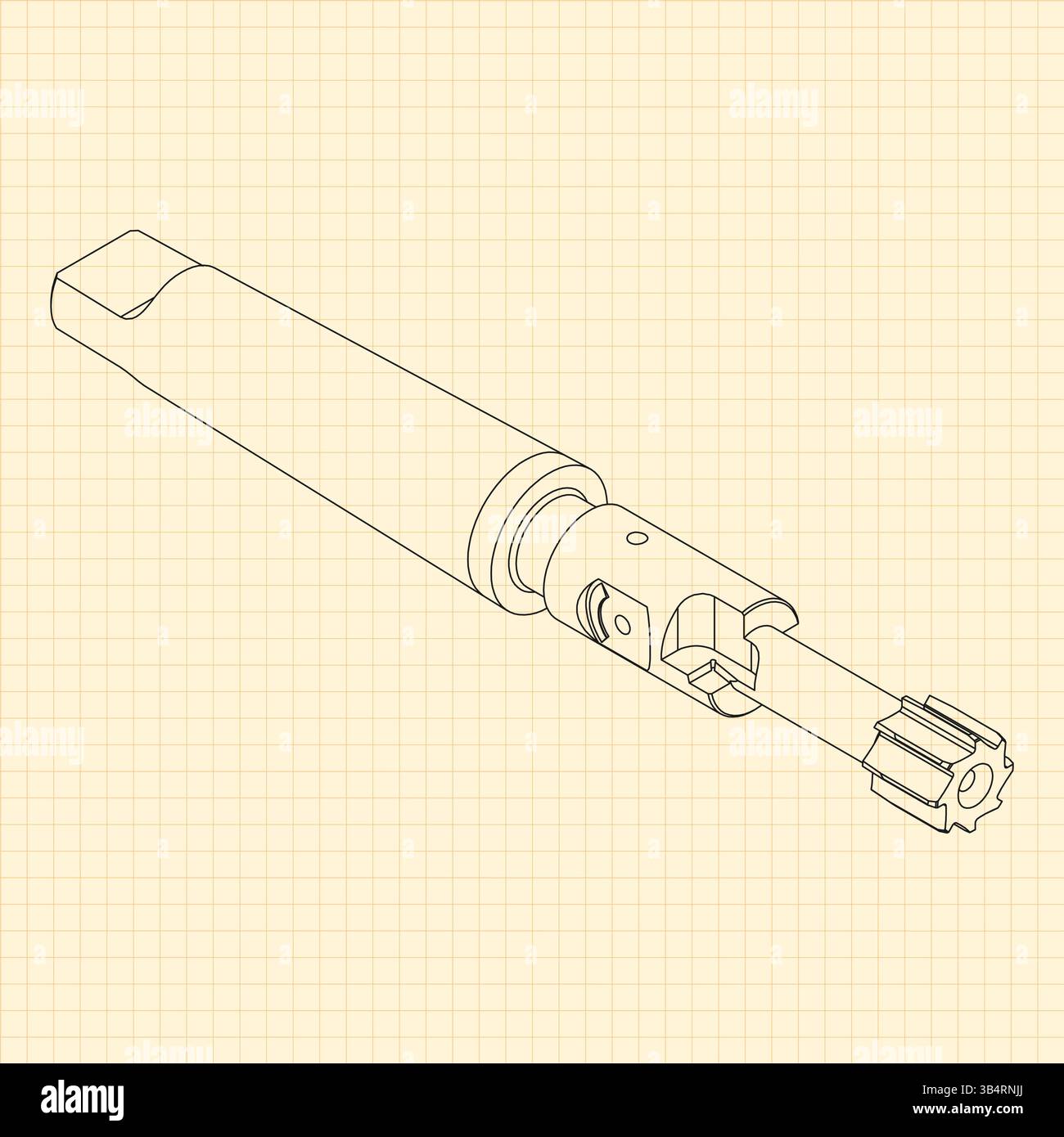 Mechanical engineering drawings. Tap tools, borer. Technical Design ...