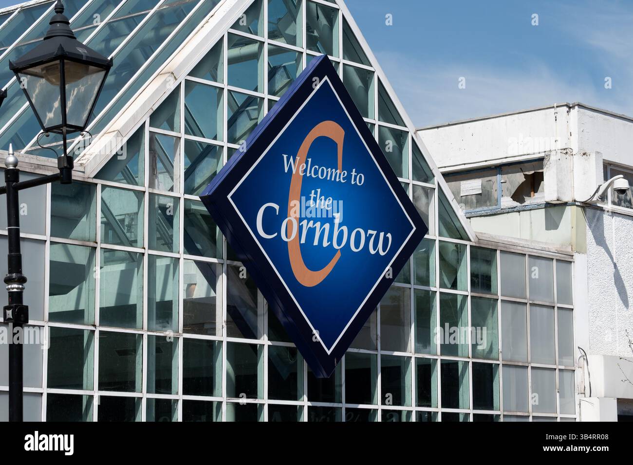 The Cornbow Shopping Centre sign, Halesowen, West Midlands, England, UK ...