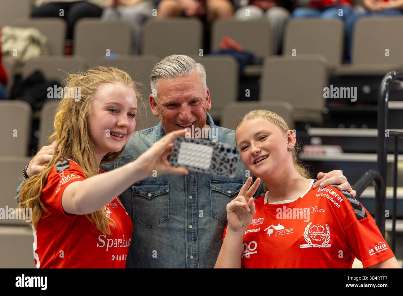 Aalborg, Denmark. 30th Apr, 2025. Head coach of the Danish national ...