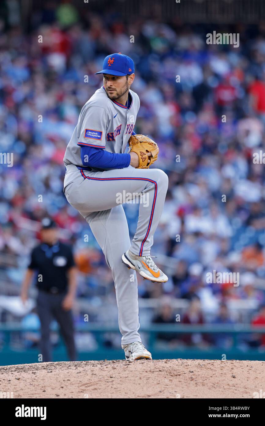 WASHINGTON, DC - APRIL 26: New York Mets pitcher Danny Young (81 ...