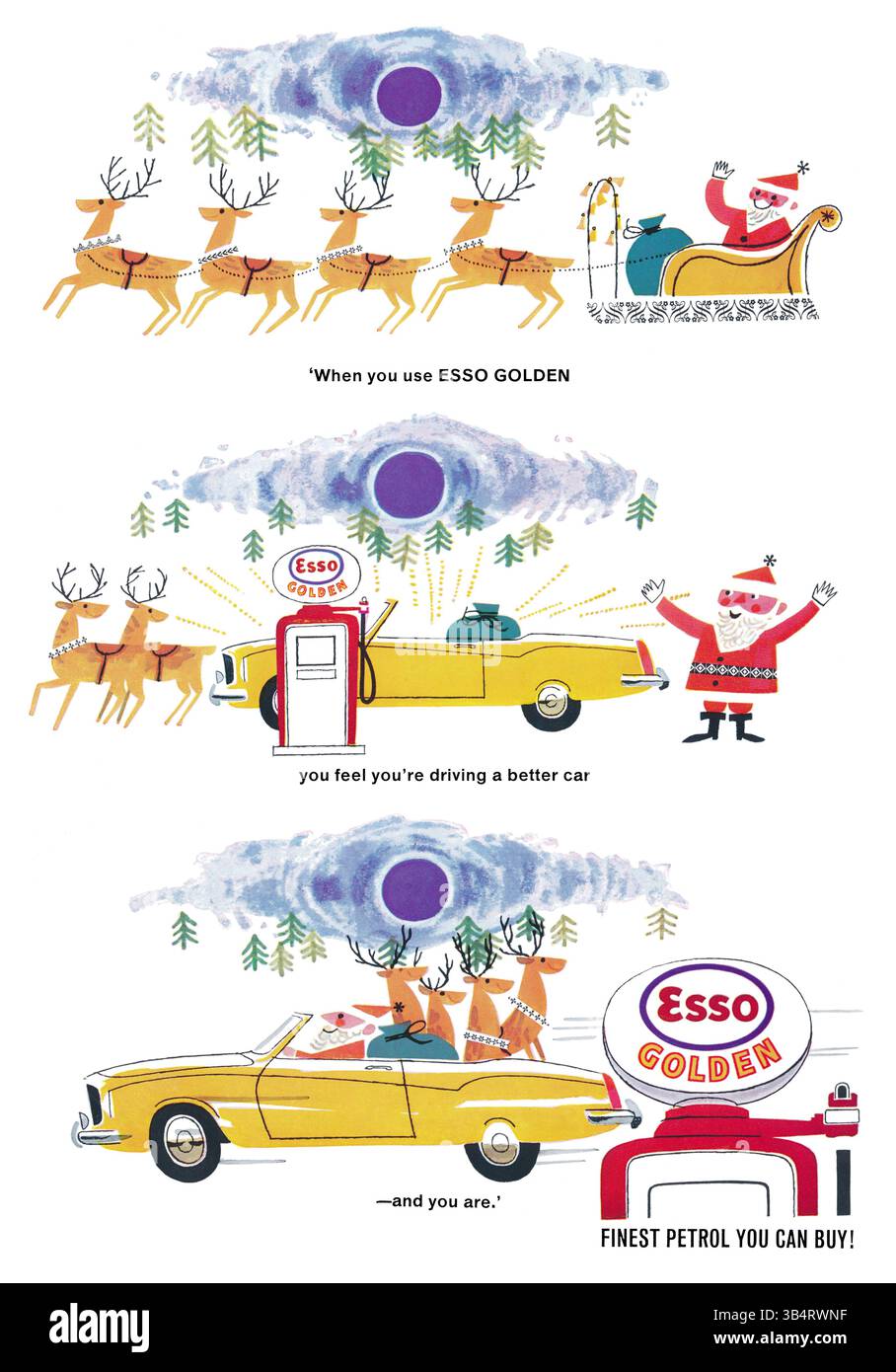 1960s advertisement esso hi-res stock photography and images - Alamy