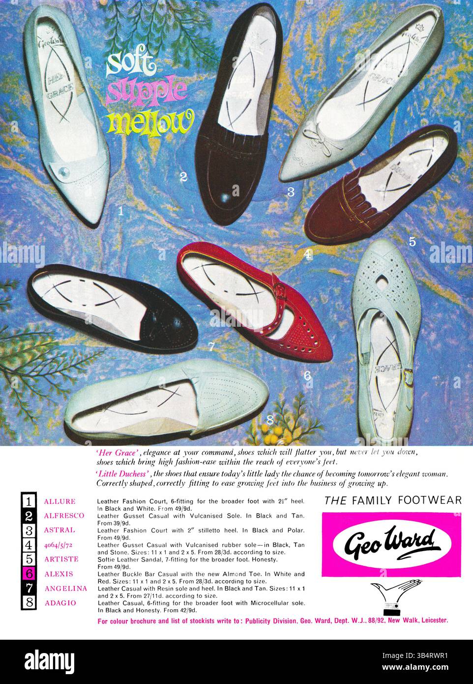 Footwear 1960s hi-res stock photography and images - Alamy