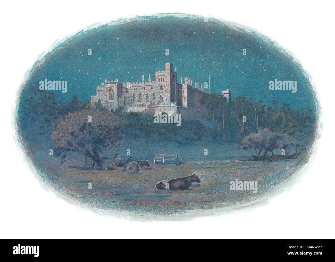 Victorian illustration castle hi-res stock photography and images - Alamy