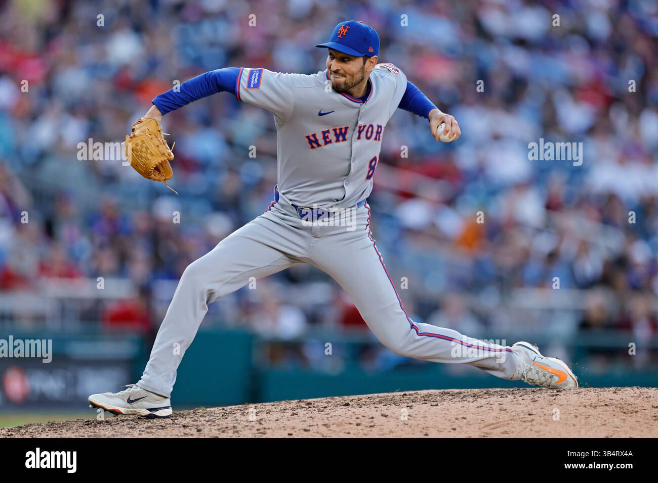 WASHINGTON, DC - APRIL 26: New York Mets pitcher Danny Young (81 ...