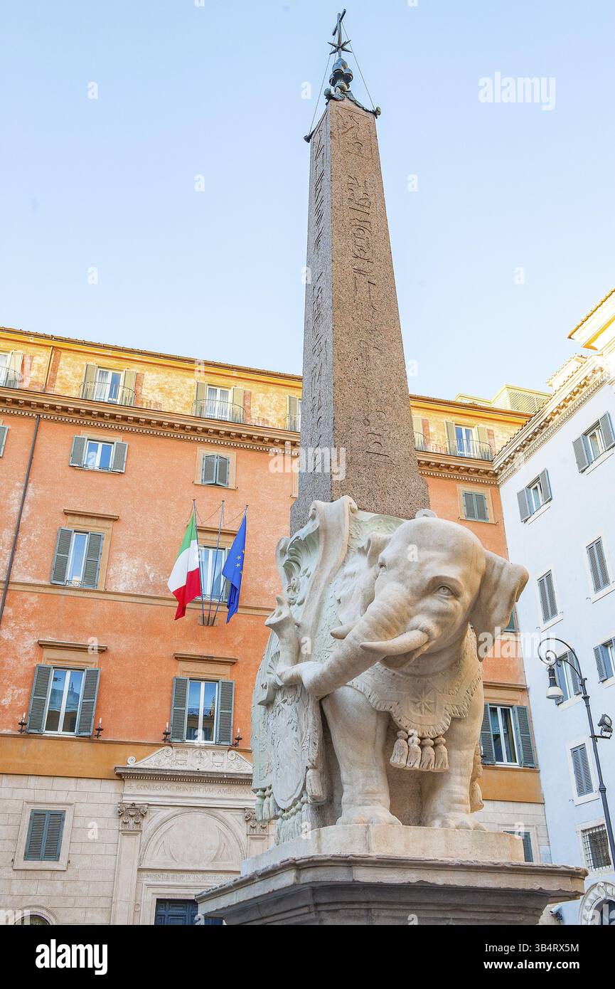 Elephant designed by Gian Lorenzo Bernini commissioned by Ercole ...