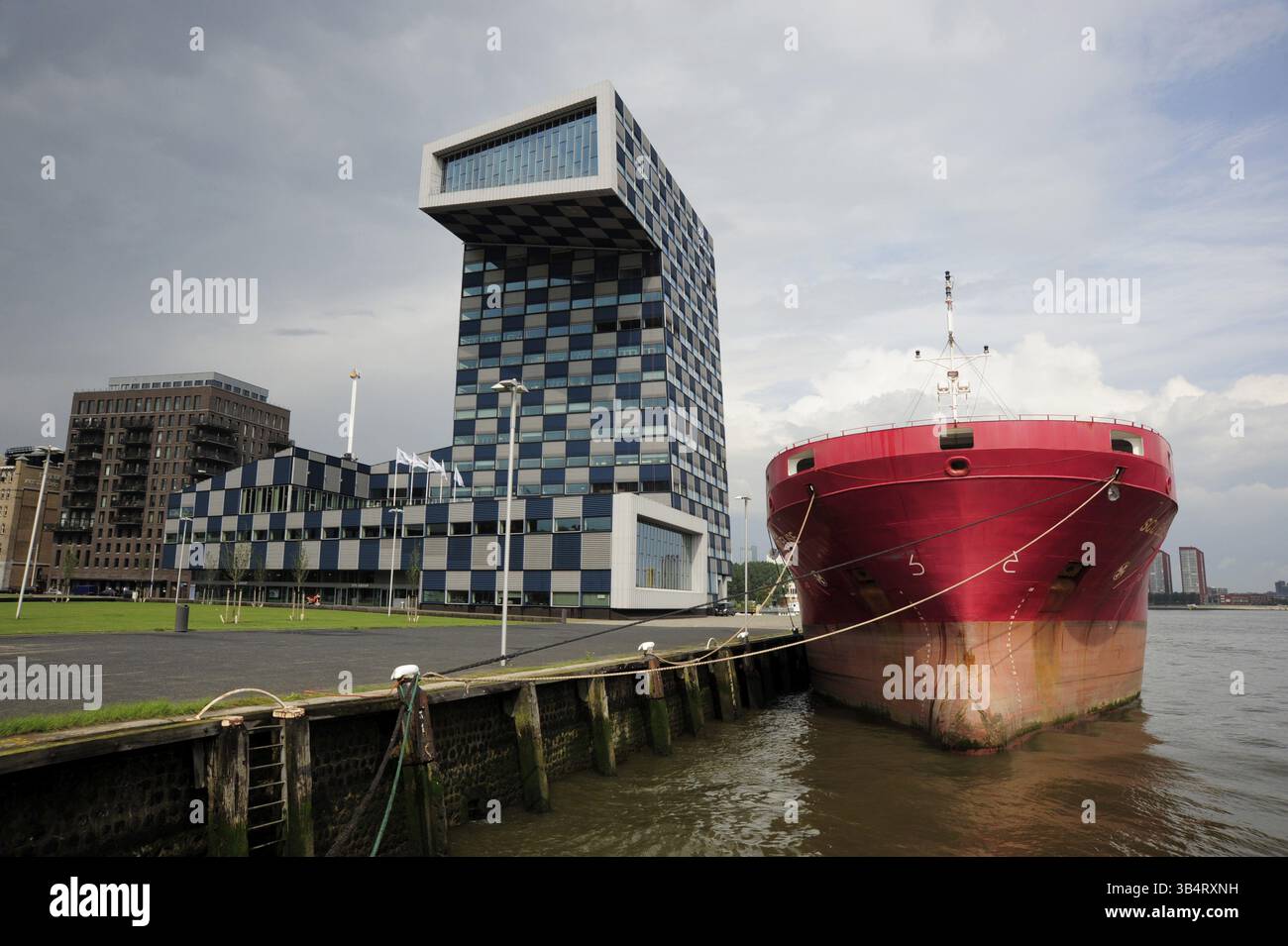 Modern architecture, STC building, a college for shipping and transport ...