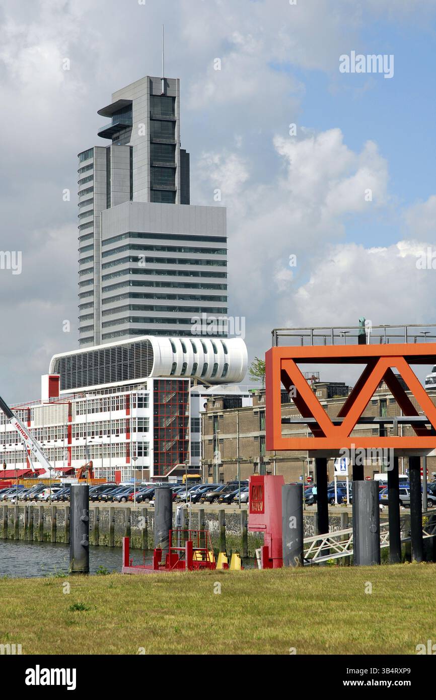 Modern architecture on the Wilhelminapier: the World Port Center by ...