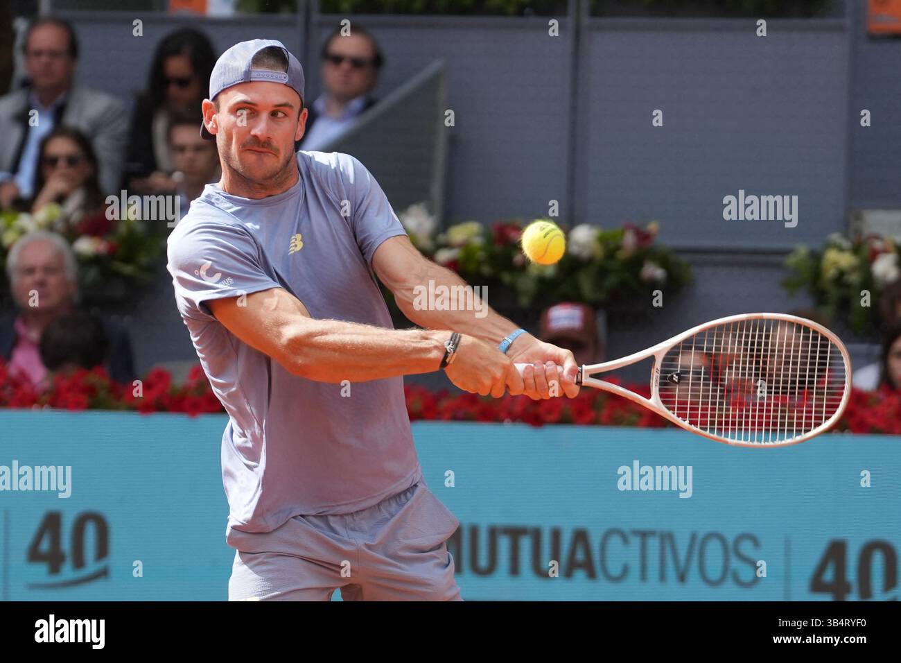 Madrid, Spain. 29th Apr, 2025. Tommy Paul of Etats-Unis during the ...