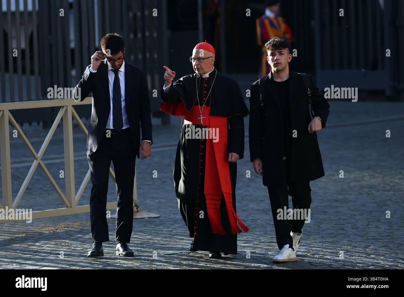 Rome, Italy. 01st May, 2025. Vatican City, Italy 04/30/2025: Cardinal ...