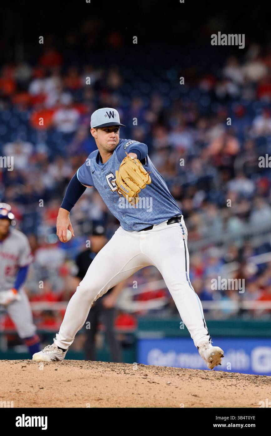 WASHINGTON, DC - APRIL 26: Washington Nationals pitcher Jackson ...