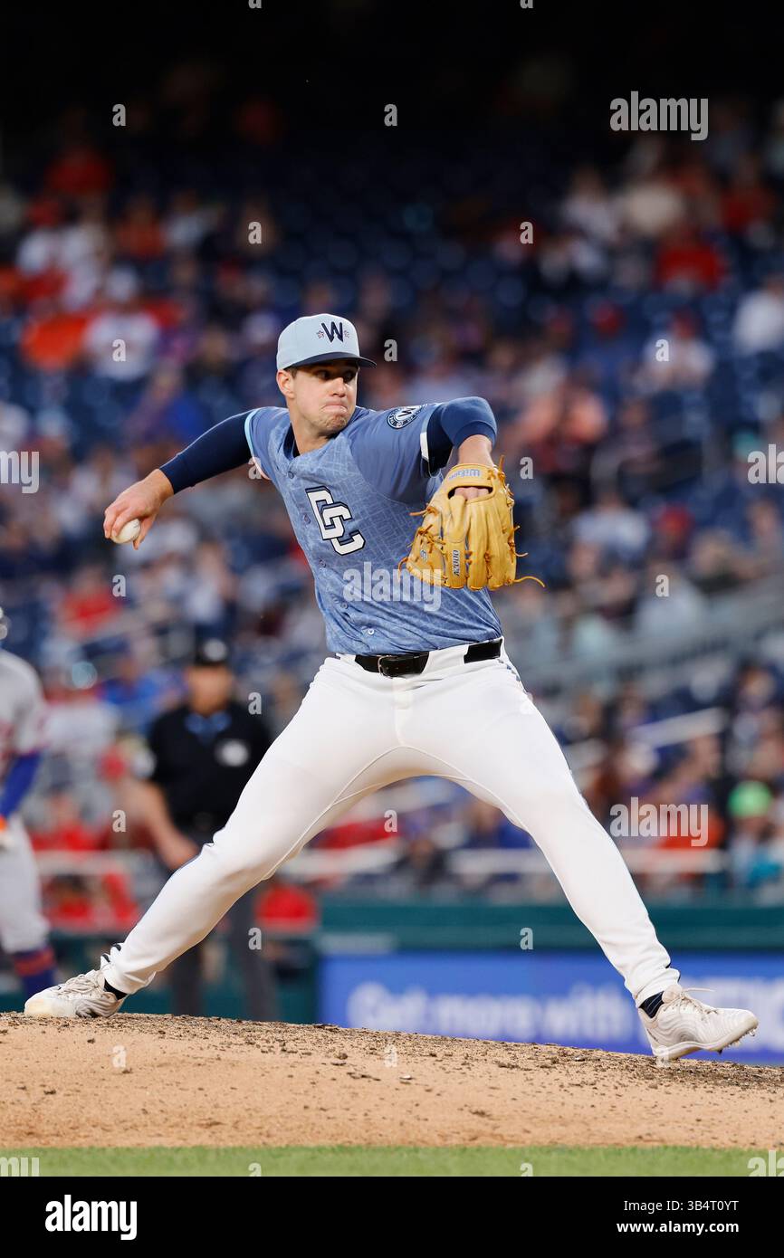 WASHINGTON, DC - APRIL 26: Washington Nationals pitcher Jackson ...