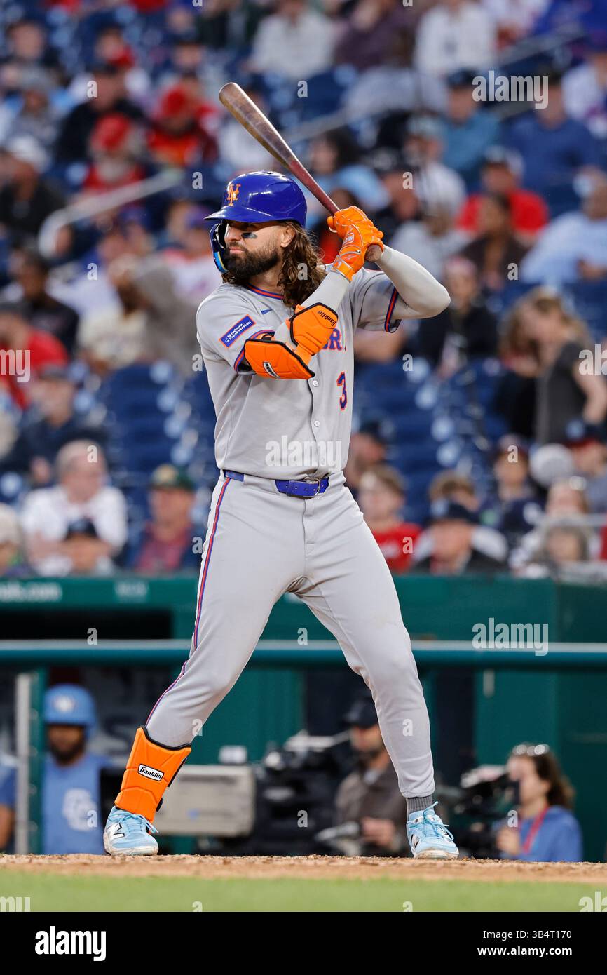 WASHINGTON, DC - APRIL 26: New York Mets designated hitter Jesse Winker ...