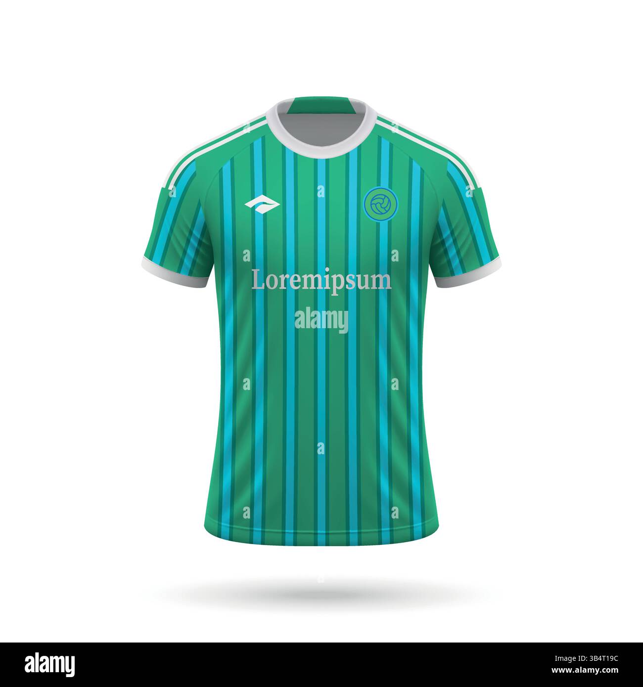 3d realistic soccer jersey in Seattle style, football club shirt ...