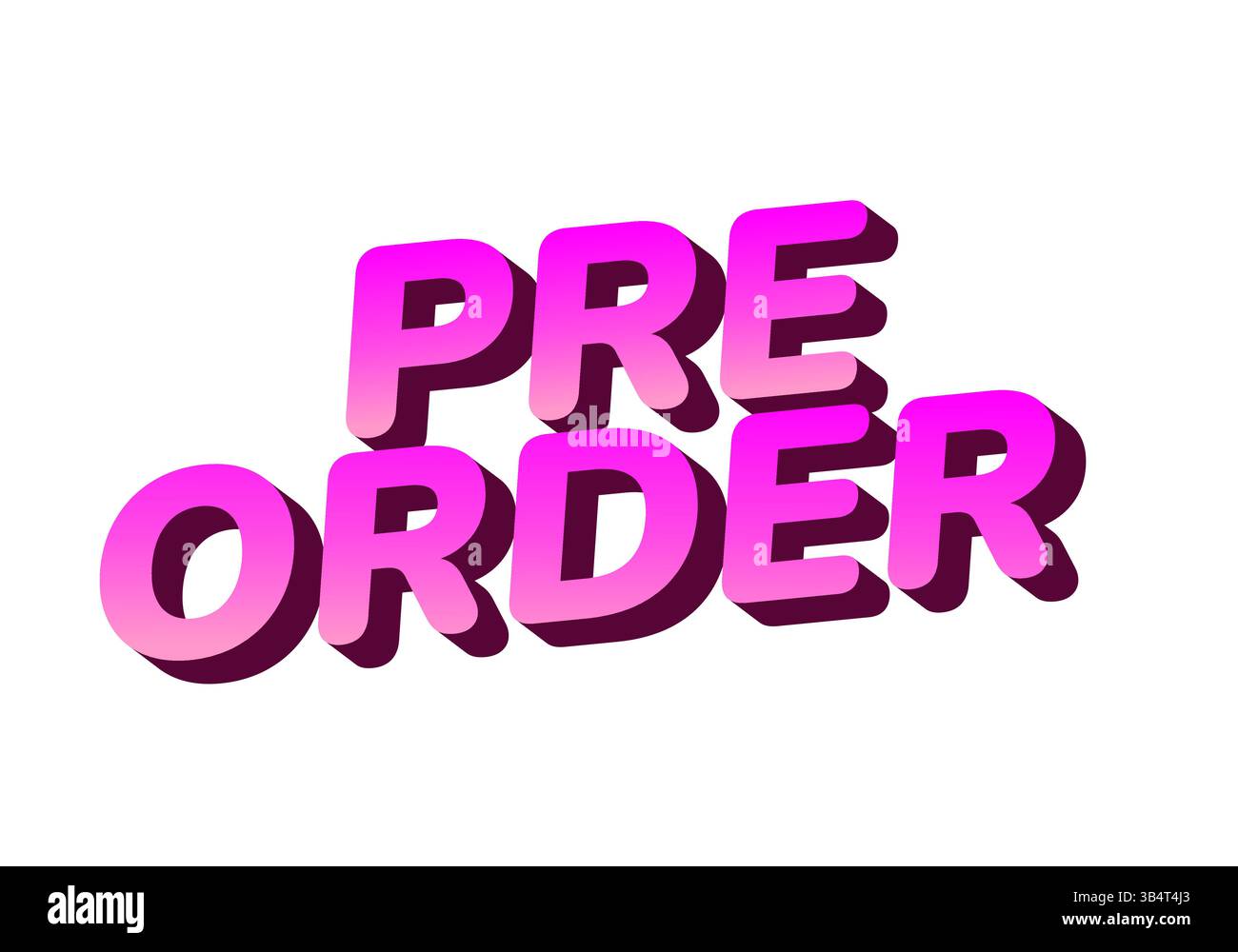 Pre order. Text effect design for social media or print media needs ...