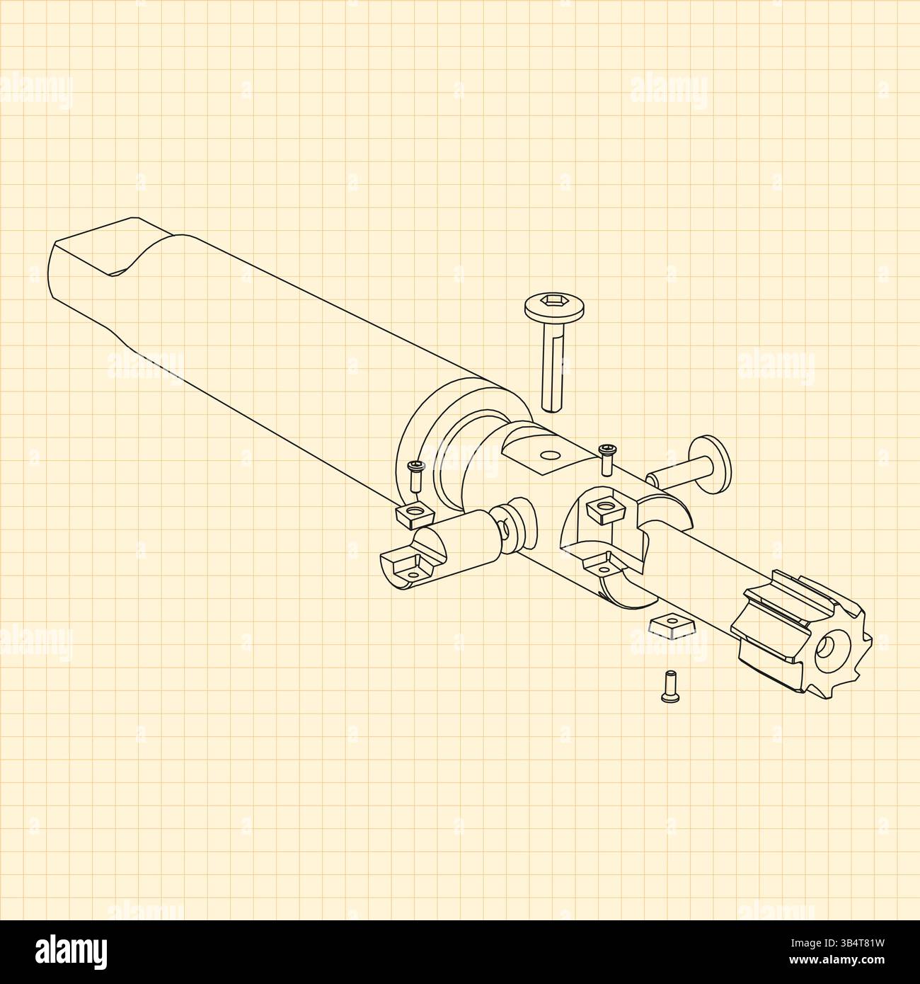Mechanical engineering drawings. Tap tools, borer. Technical Design ...