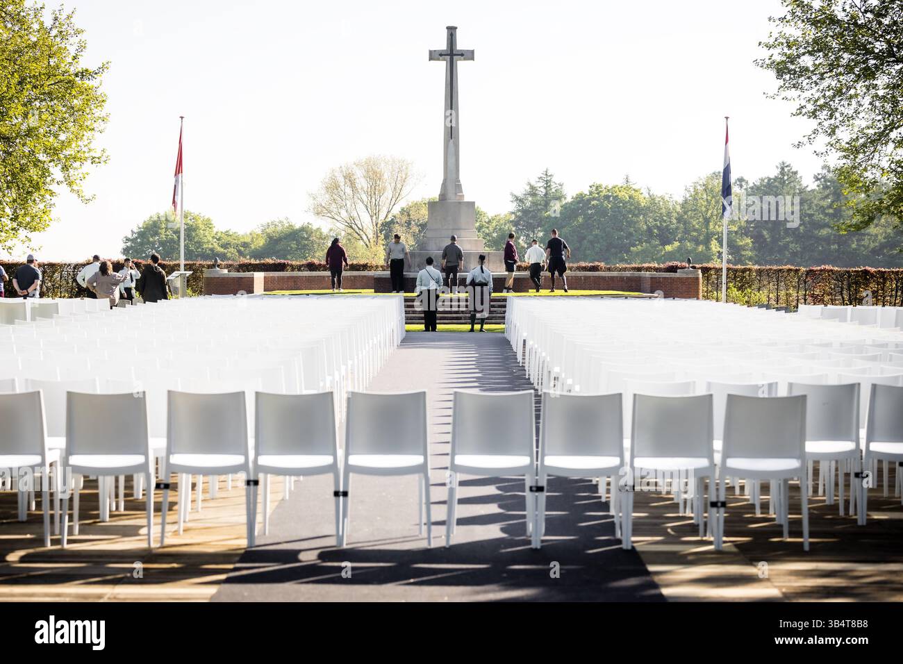 GROESBEEK - Canadian soldiers practice for the memorial ceremony at the ...