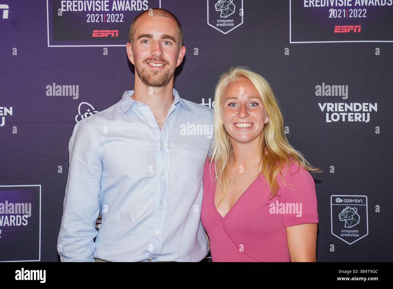 UTRECHT, NEDERLAND - 30 AUGUSTUS - Inessa Kaagman en haar man tijdens ...