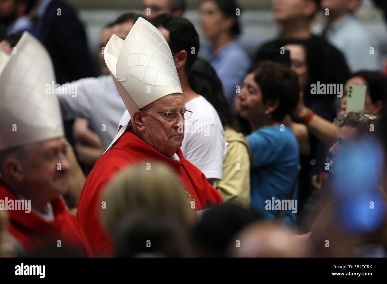 Rome, Italy. 01st May, 2025. Vatican City, Italy 04/30/2025: Cardinal ...