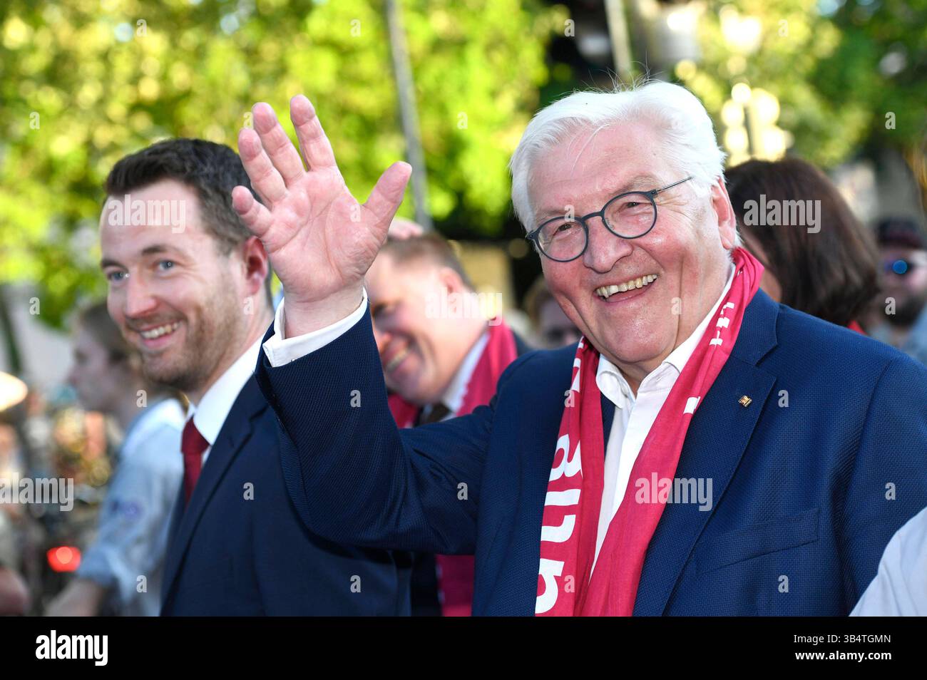 Frank-Walter Steinmeier beim Rundgang auf dem 39. Deutschen ...