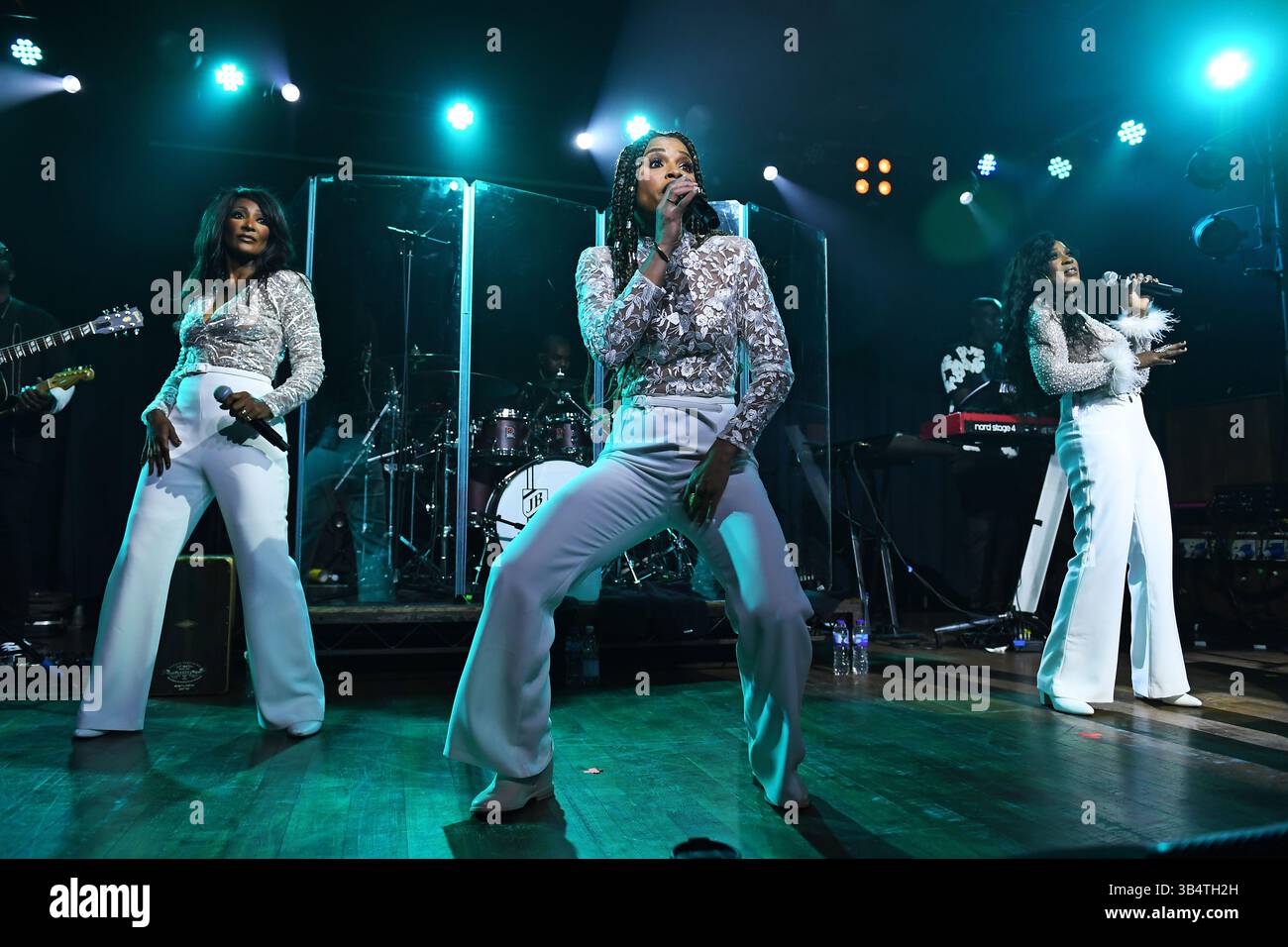 LONDON, ENGLAND - APRIL 30: Vernie Bennett, Christel Lakhdar and ...