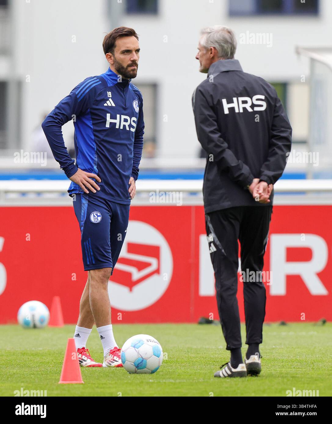 Gelsenkirchen, Deutschland. 23rd Apr, 2025. firo: 04/23/2025, football ...