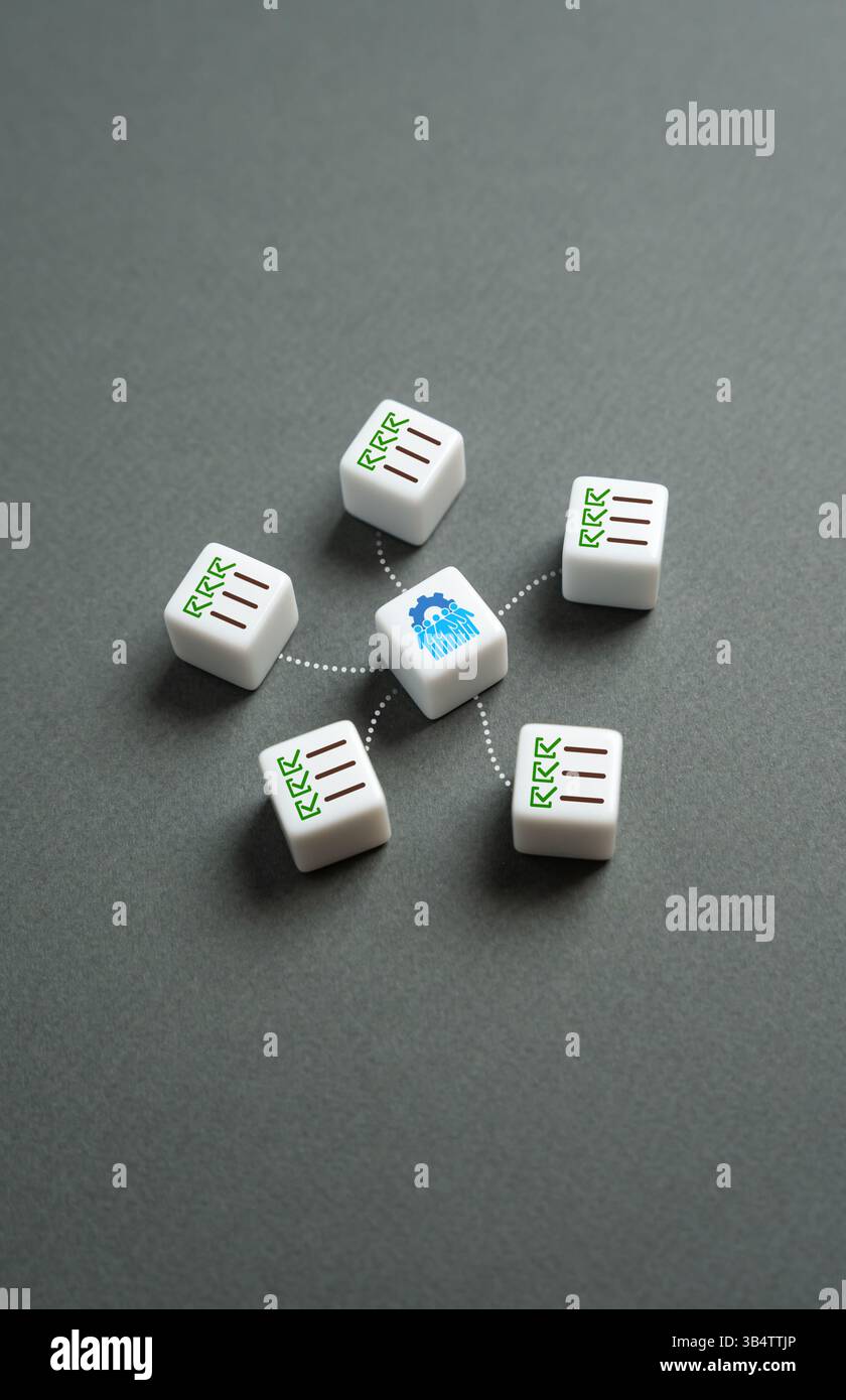 The work team is busy completing tasks and assignments. Daily office ...