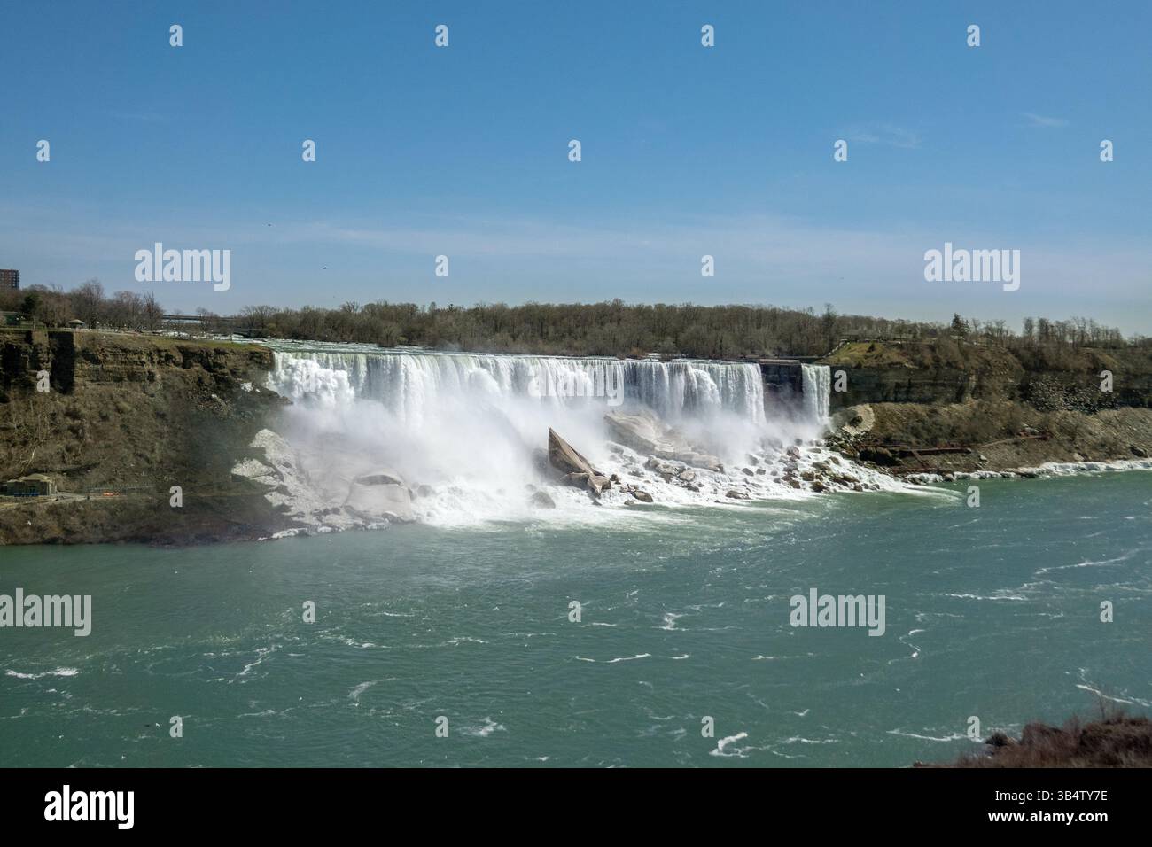 The American Falls Seen From The Canadian Side Of Niagara Falls ...