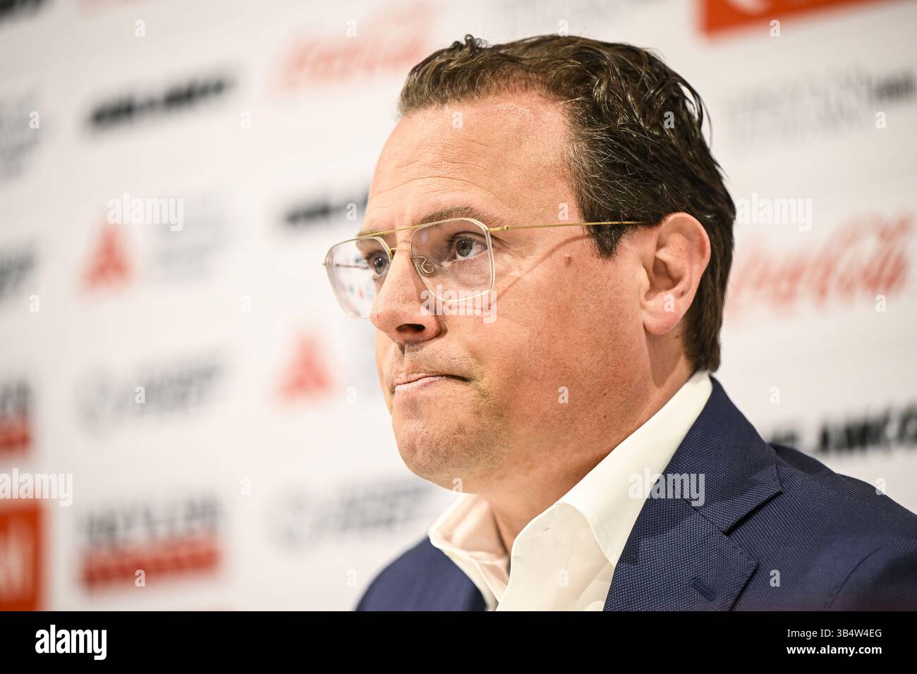 Antwerp's general manager Sven Jaecques pictured during a press ...