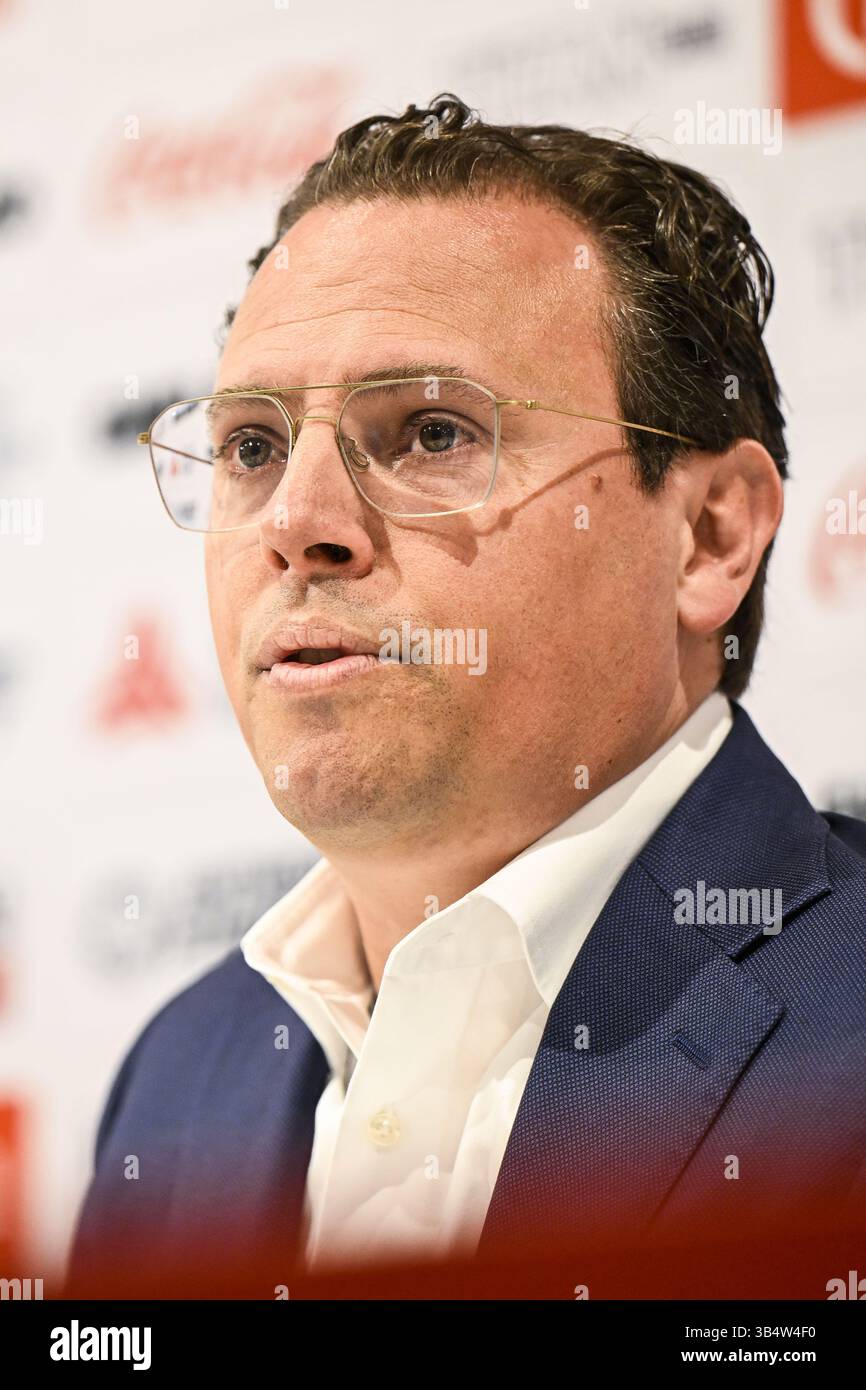 Antwerp's general manager Sven Jaecques pictured during a press ...