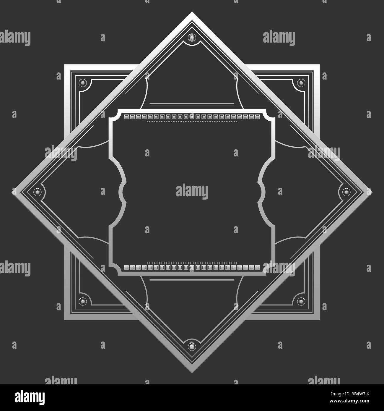 Shiny diamond on dark Stock Vector Images - Alamy