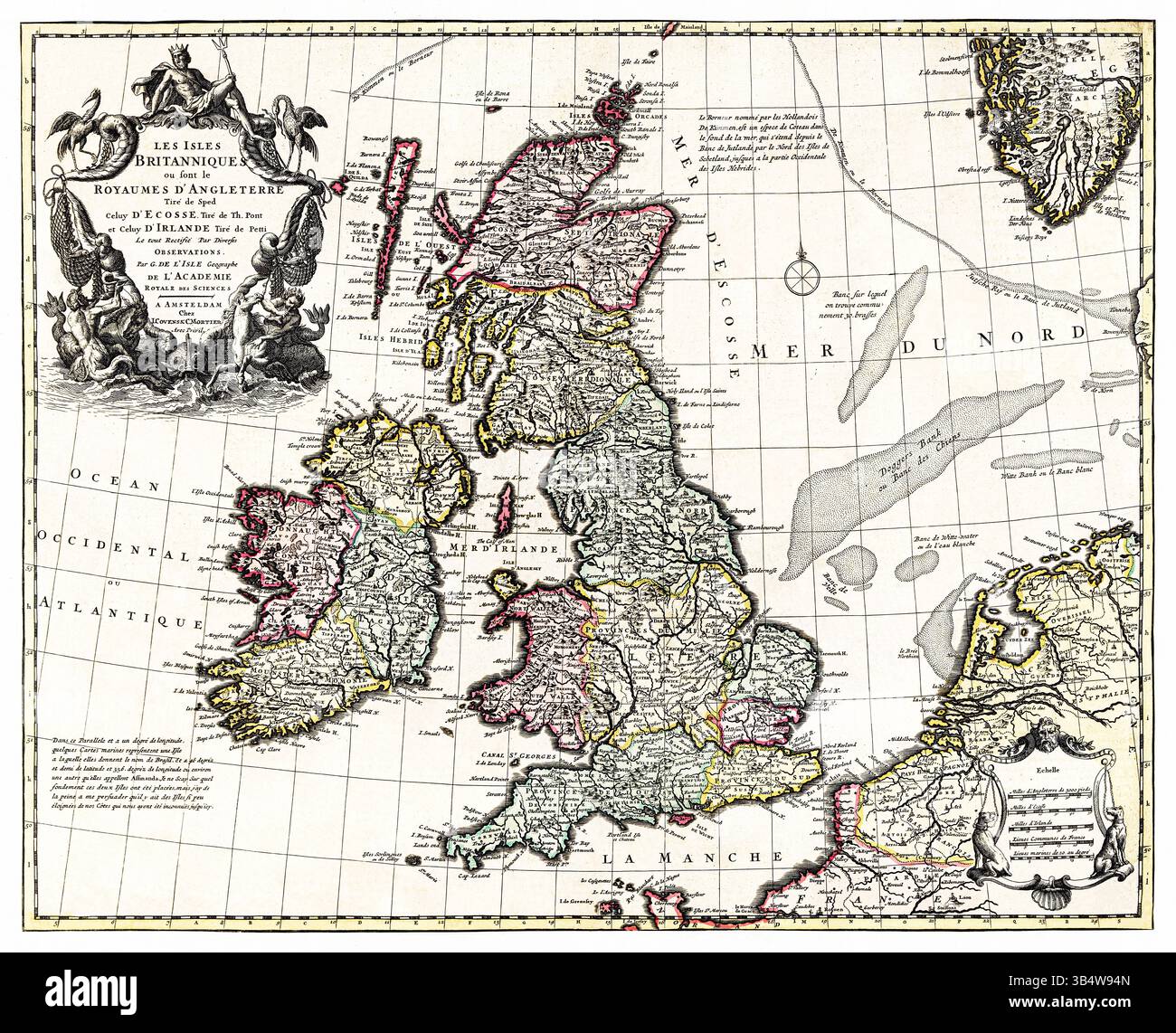 British isles map hi-res stock photography and images - Alamy
