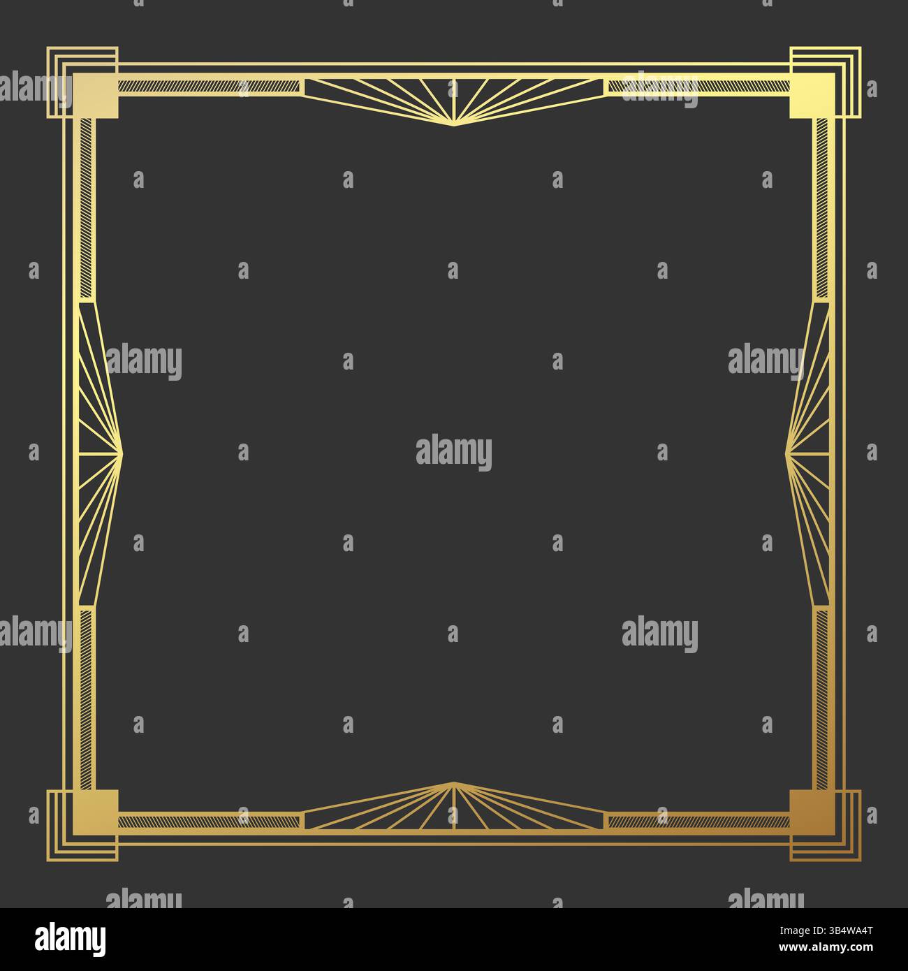 Art deco frame elegant Stock Vector Images - Alamy