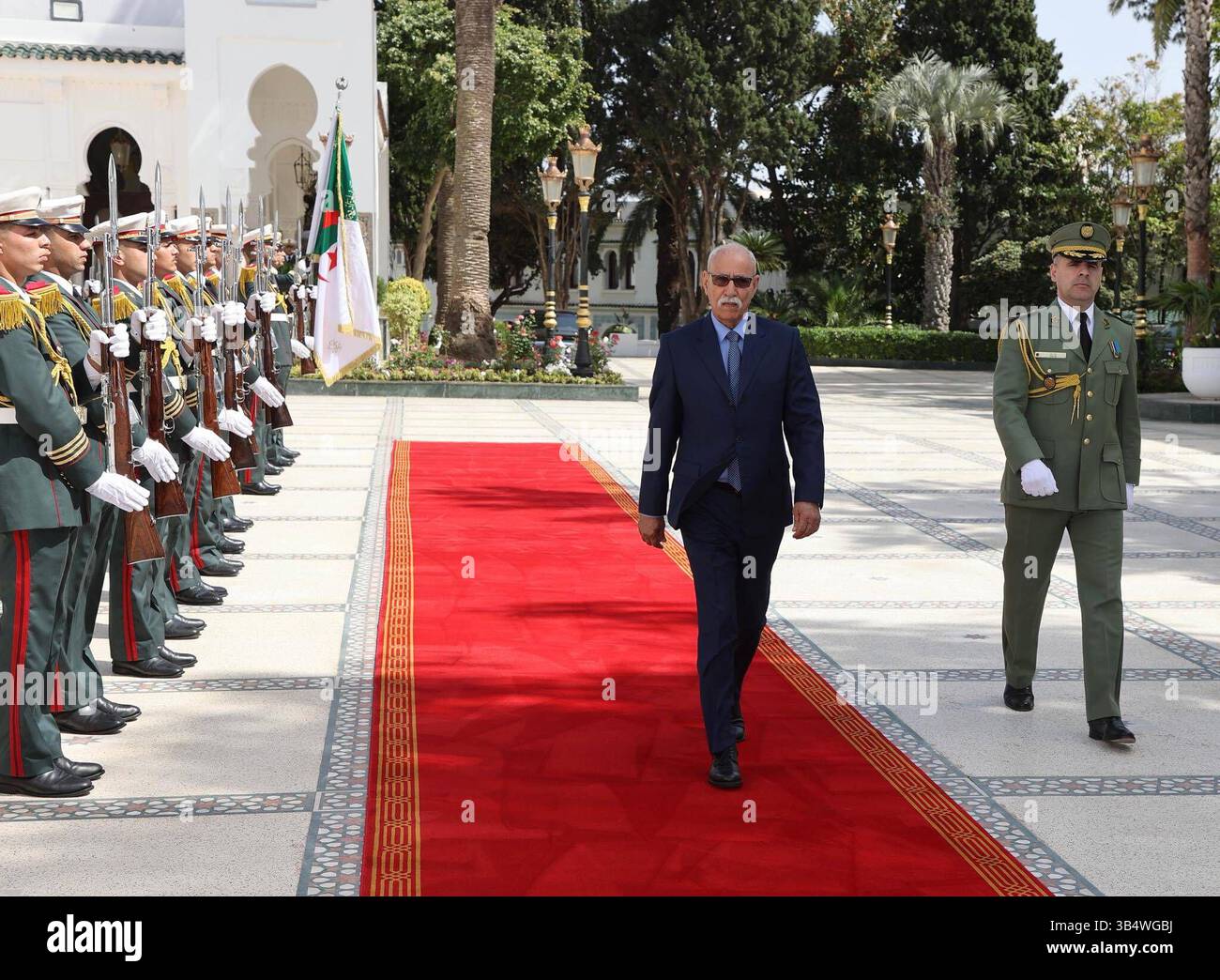 Algerian President Abdelmadjid Tebboune receives President of the ...