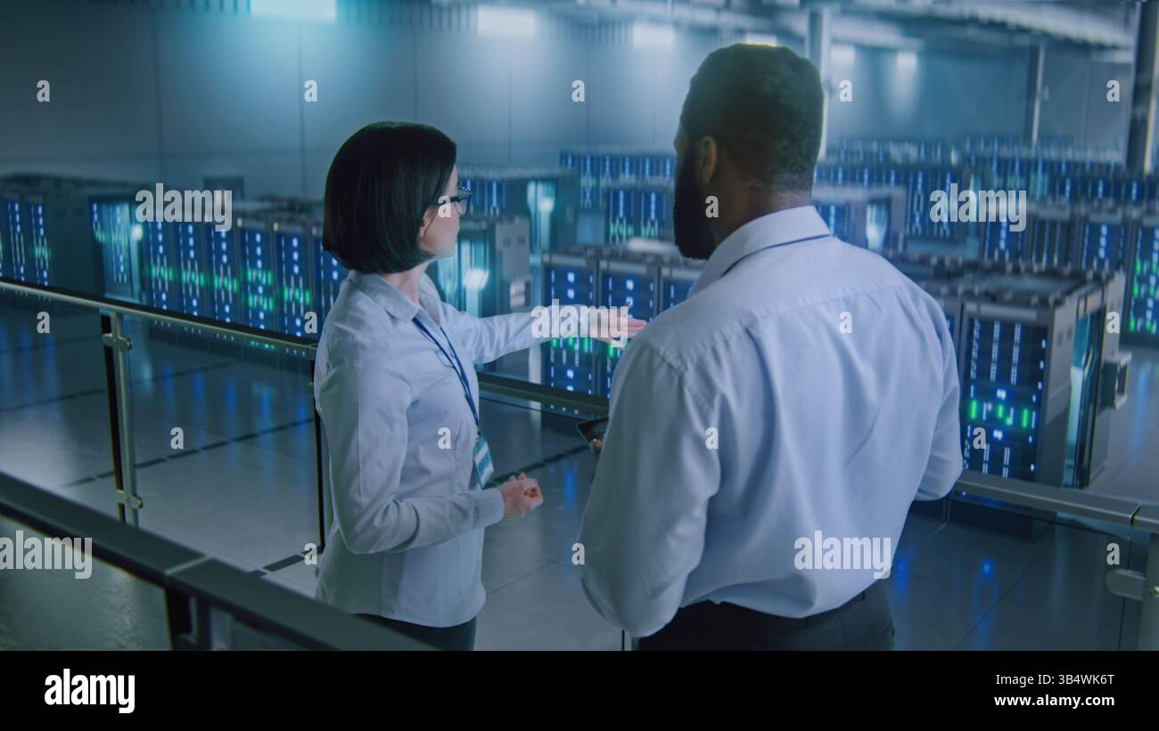 Big data center multiethnic hi-res stock photography and images - Alamy