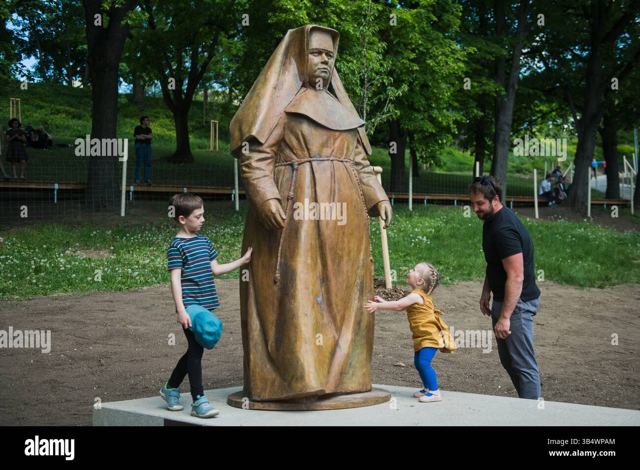 Brno, Czech Republic. 01st May, 2025. Official unveiling of sculpture ...