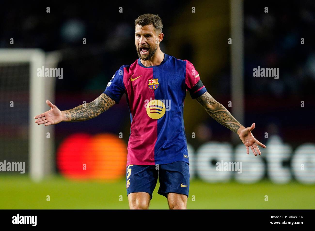 Inigo Martinez of FC Barcelona during the UEFA Champions League match ...