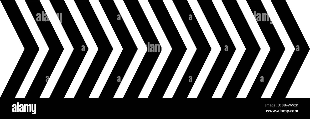 Chevron arrow pattern. Chevron shape line. Motion direction road line. Triangle arrow sign ...