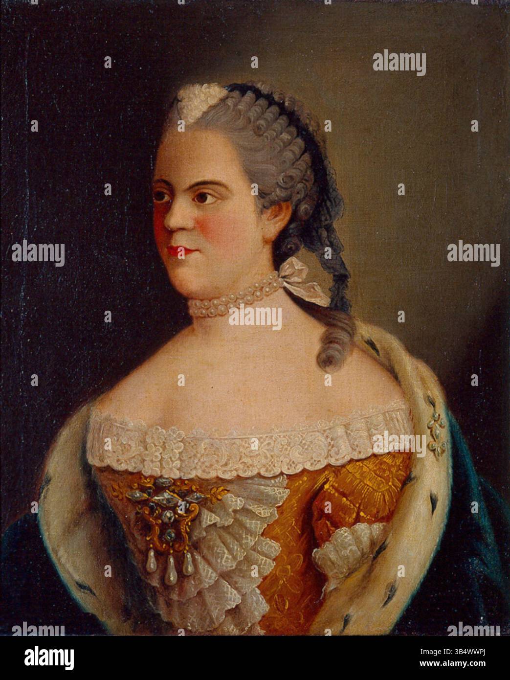 This 18th-century portrait, attributed to an unidentified artist ...