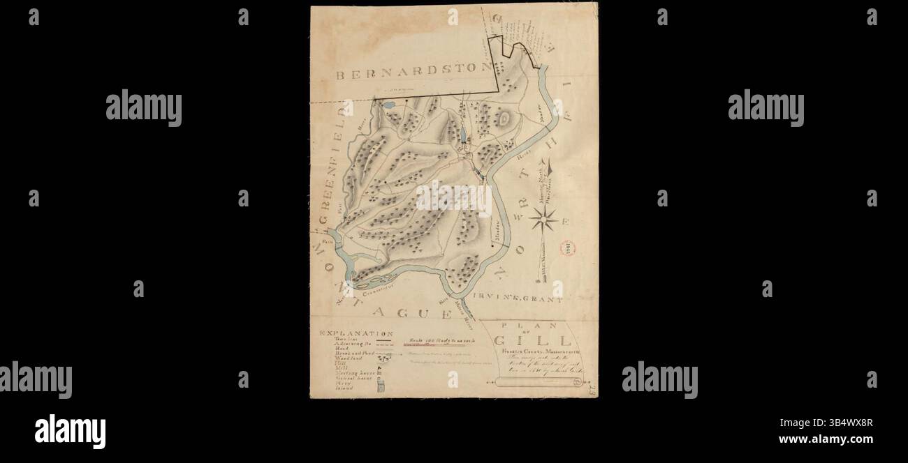 This historical map, created by Josiah Gould in 1830, provides a ...