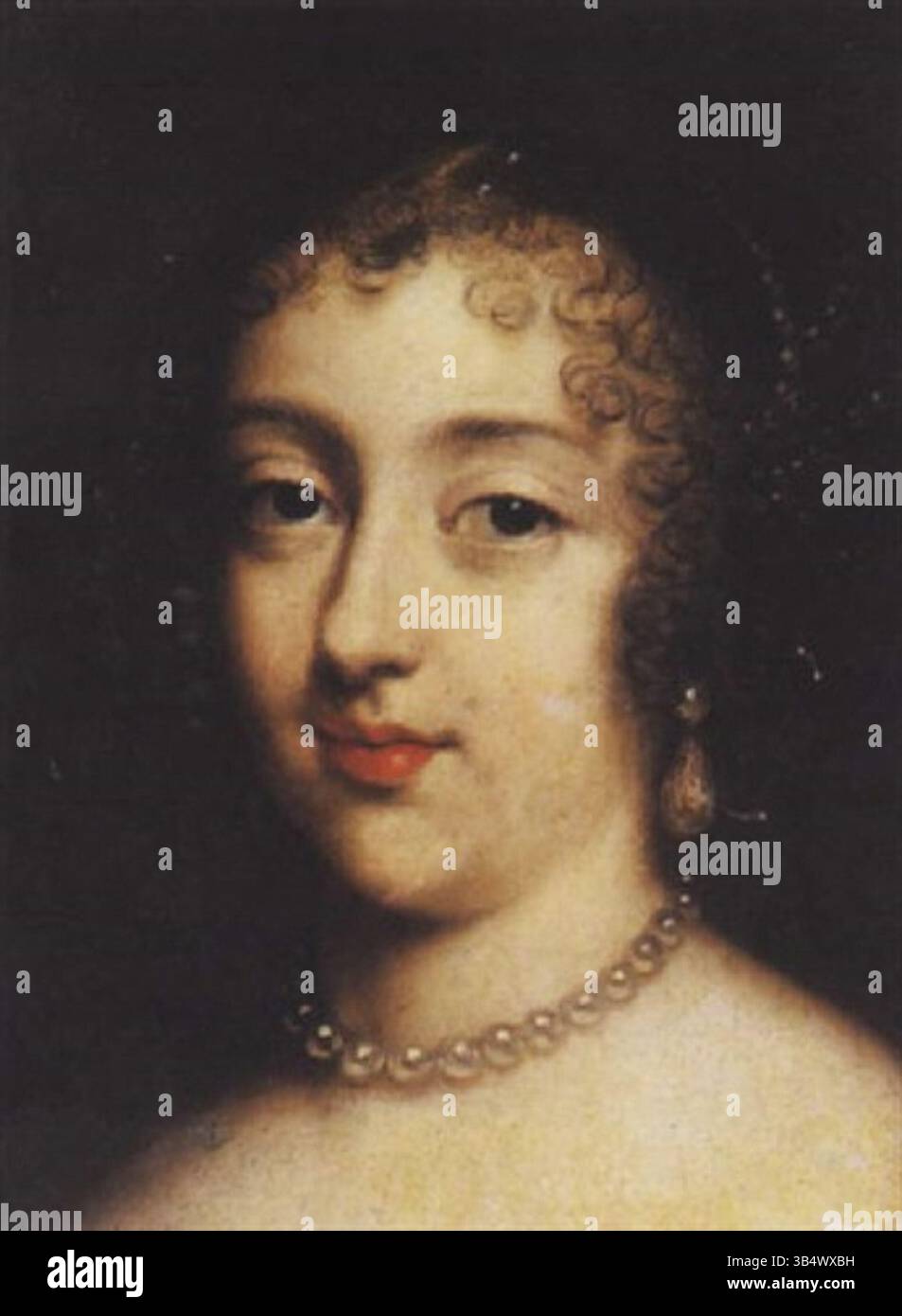 This presumed portrait of Madame de Sévigné, painted by Charles Beaubrun in the 17th century ...